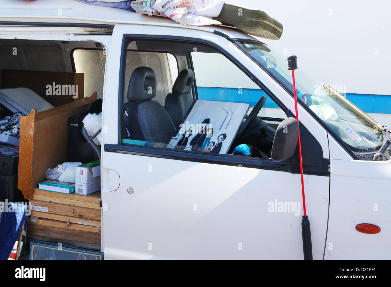 Car boot sale Brighton Stock Photo - Alamy
