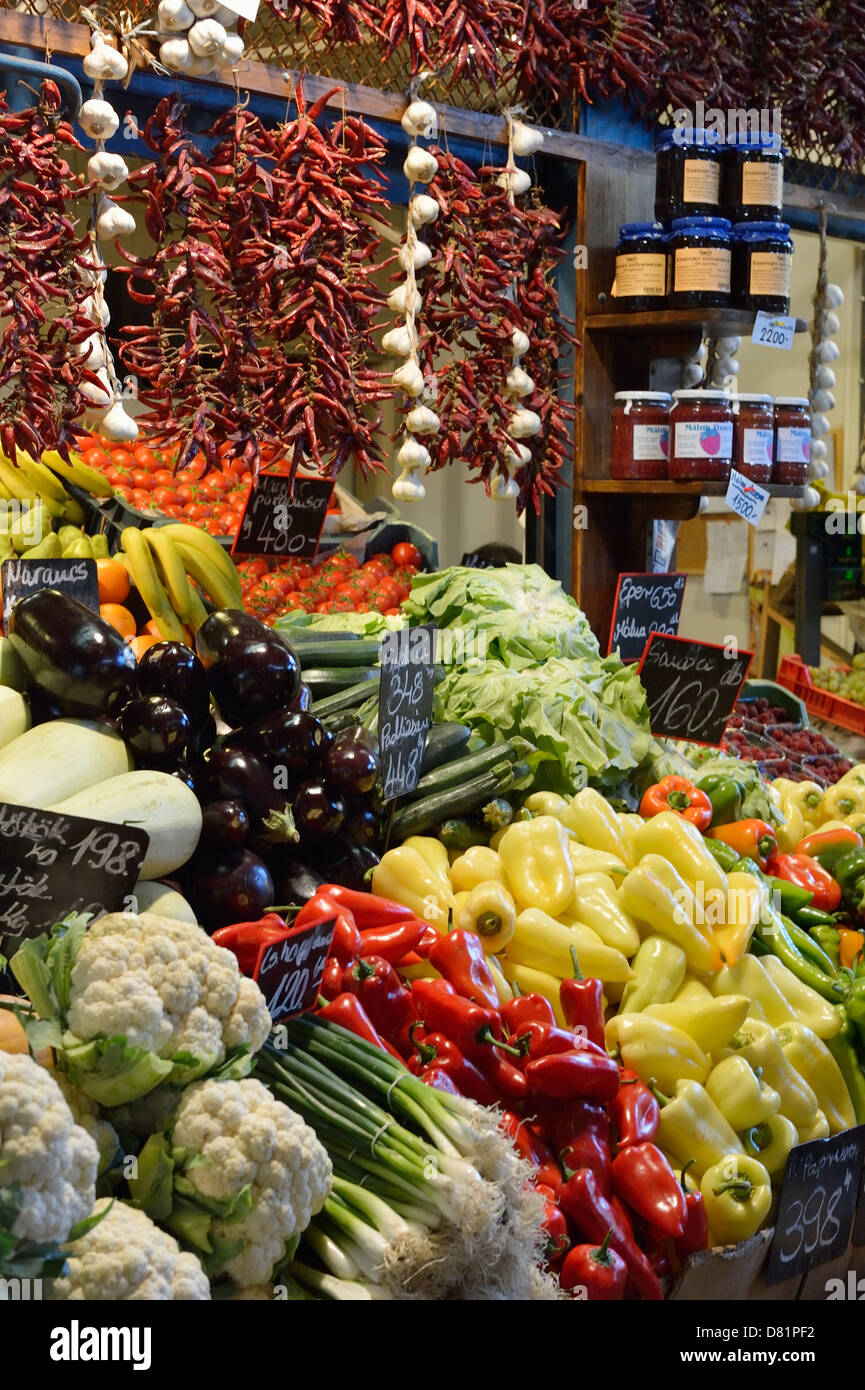 The Great Market, Nagycsarnok, Budapest, Hungary Europe Stock Photo - Alamy