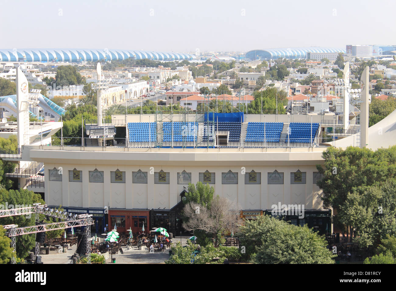 Dubai Tennis Stadium at Al Garhoud, Dubai, UAE Stock Photo - Alamy