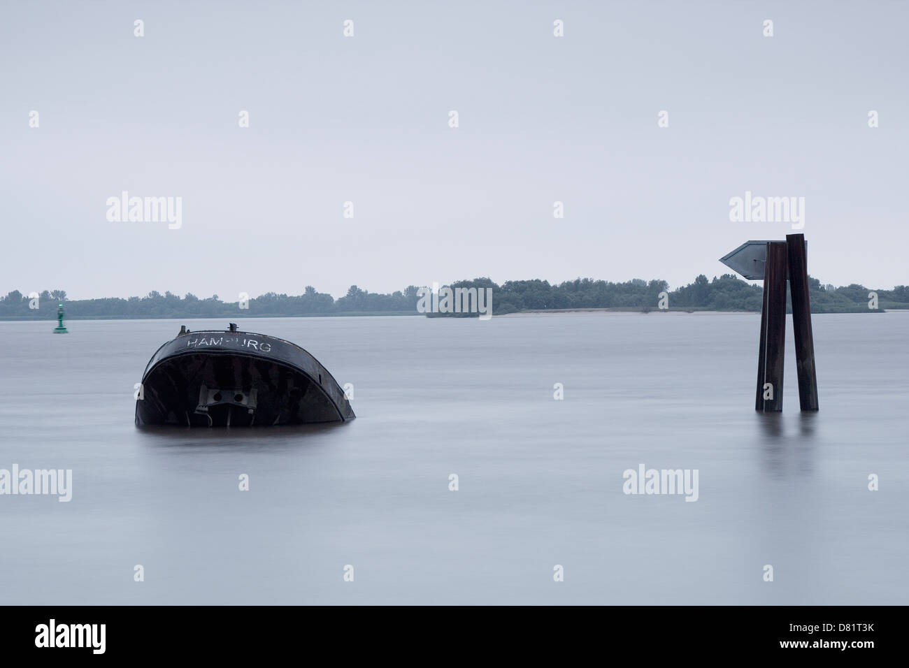 Hamburg ship wreck in water hi-res stock photography and images - Alamy