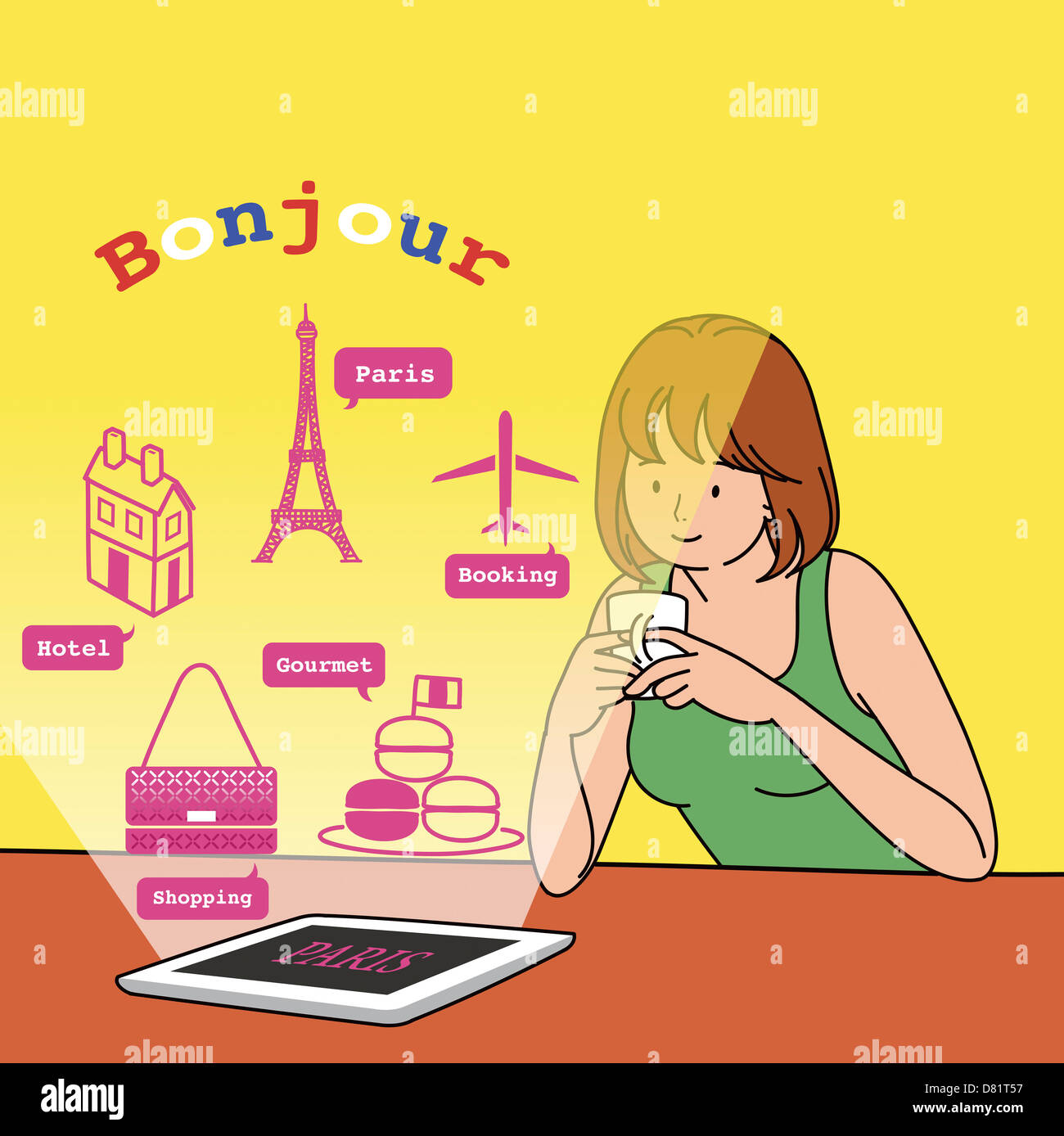 An illustration showing various kinds of technology Stock Photo - Alamy An illustration showing various kinds of technology Stock Photo - Alamy
