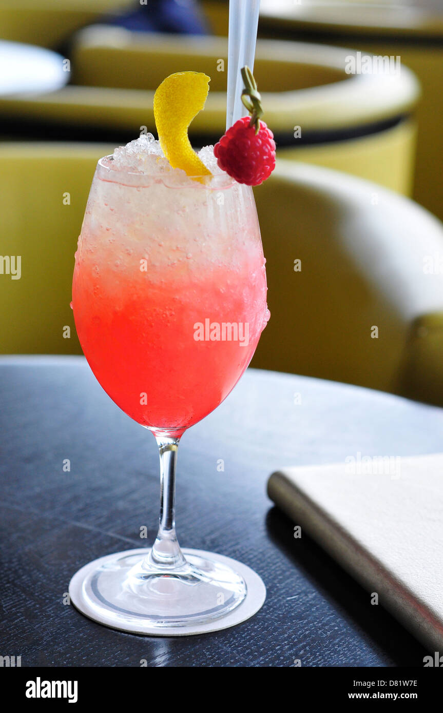 Cocktail at the Oxo Tower Bar, London Stock Photo - Alamy