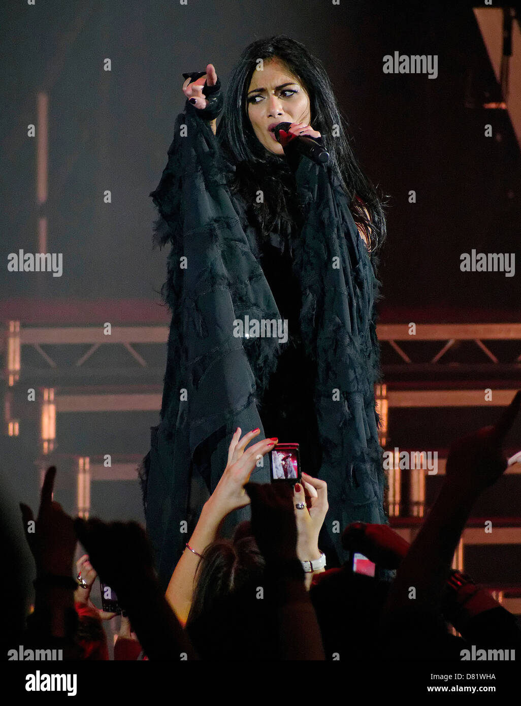 Nicole Scherzinger performing live on stage at the Hammersmith Apollo ...