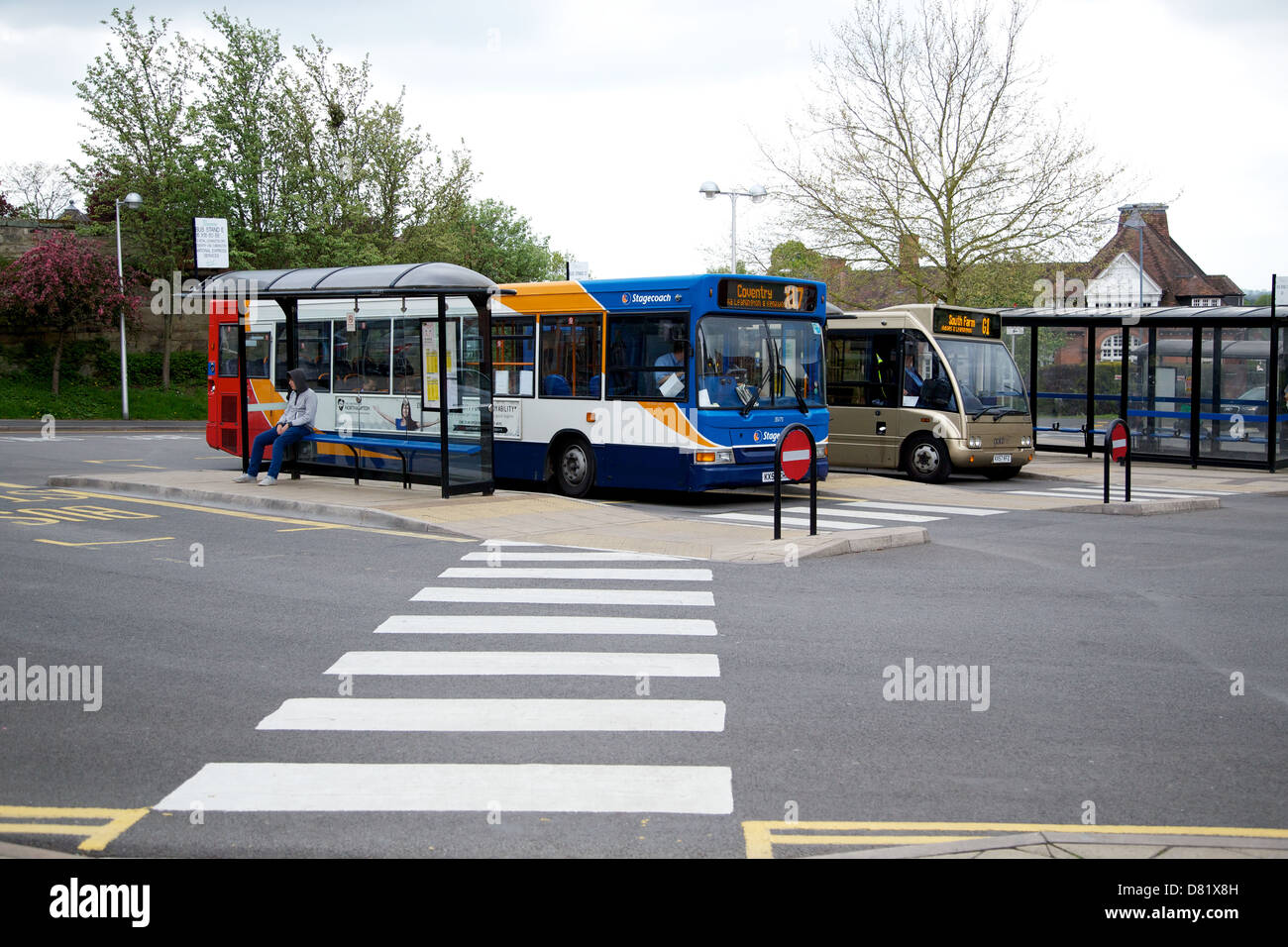 Warwick Bus Station Stock Photo - Alamy