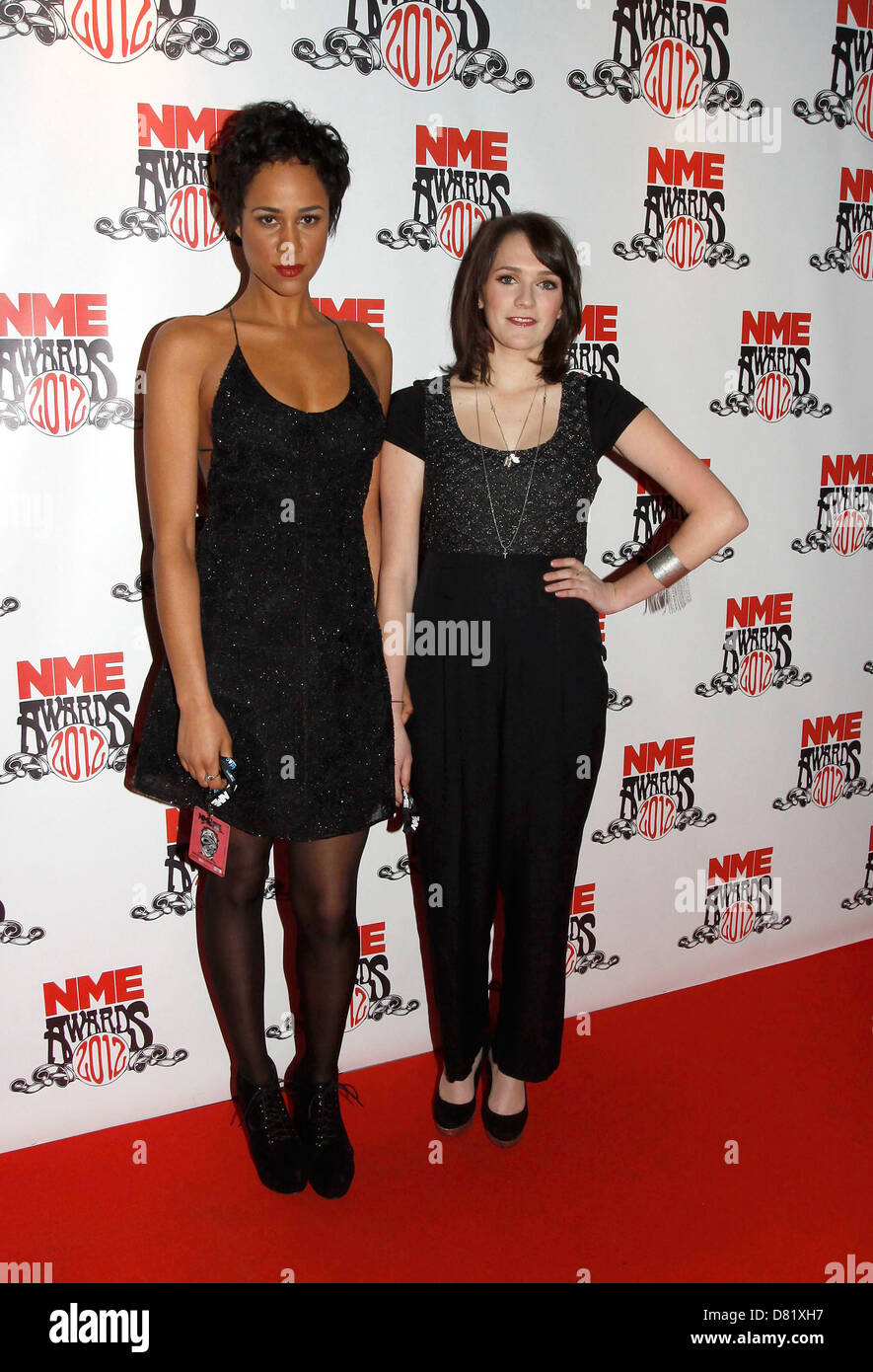 Zawe Ashton, Charlotte Ritchie The NME Awards 2012 held at The Brixton ...