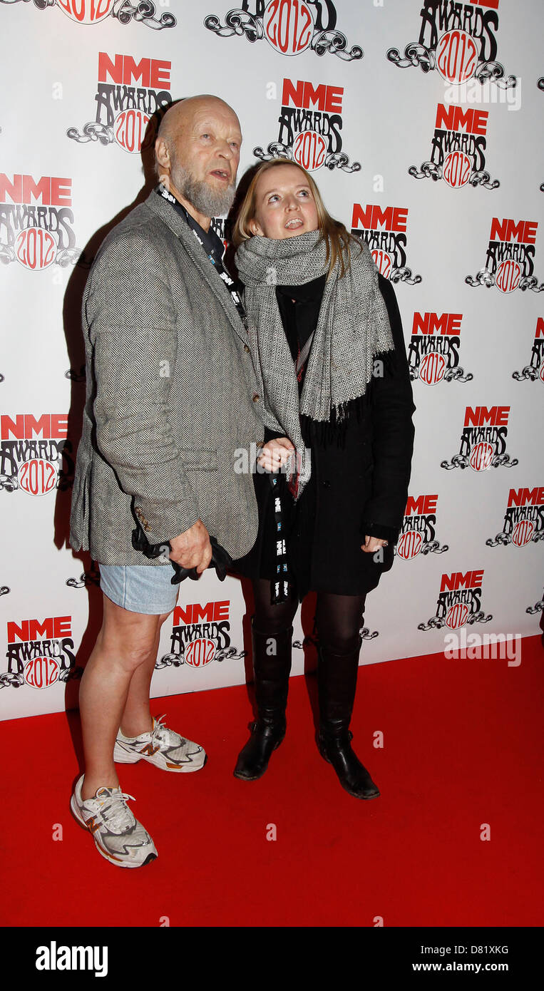 Michael Eavis, Emily Eavis The NME Awards 2012 held at The Brixton ...