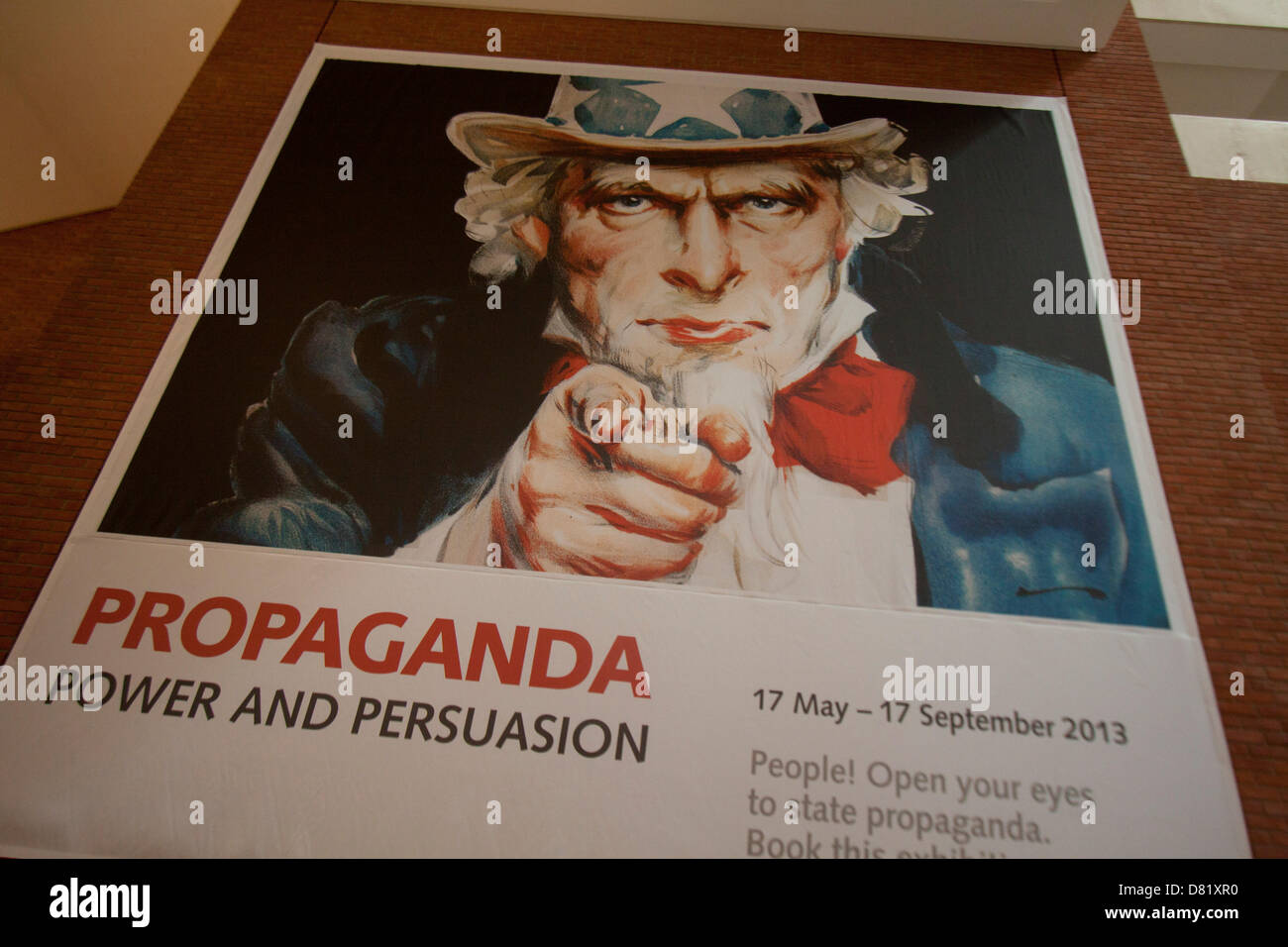 London, UK. 17th May 2013. The Exhibition Propaganda Power and ...