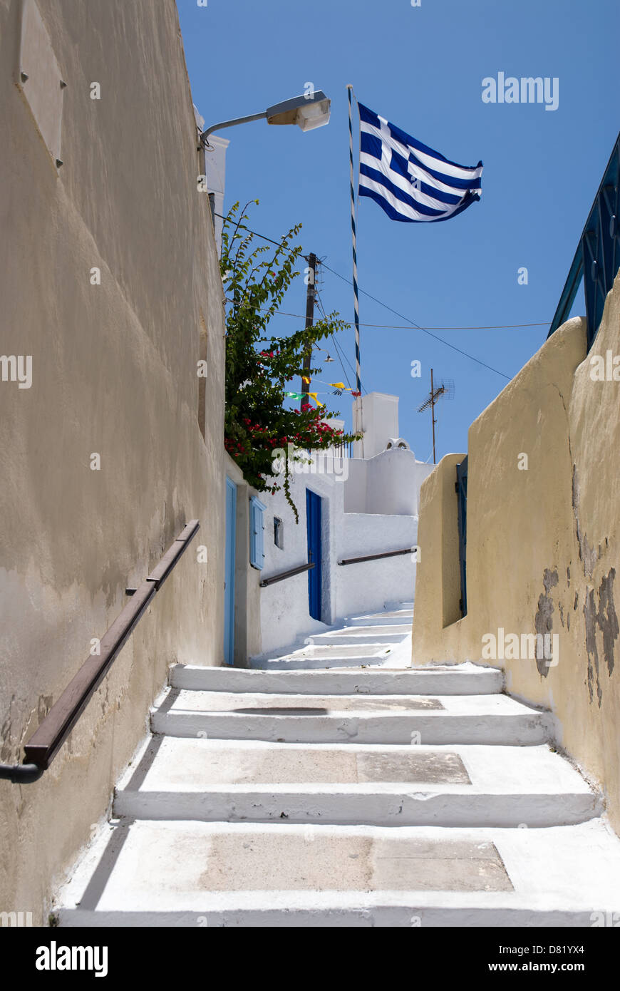 Constructions in Santorini,one of most beautiful and native islands of ...