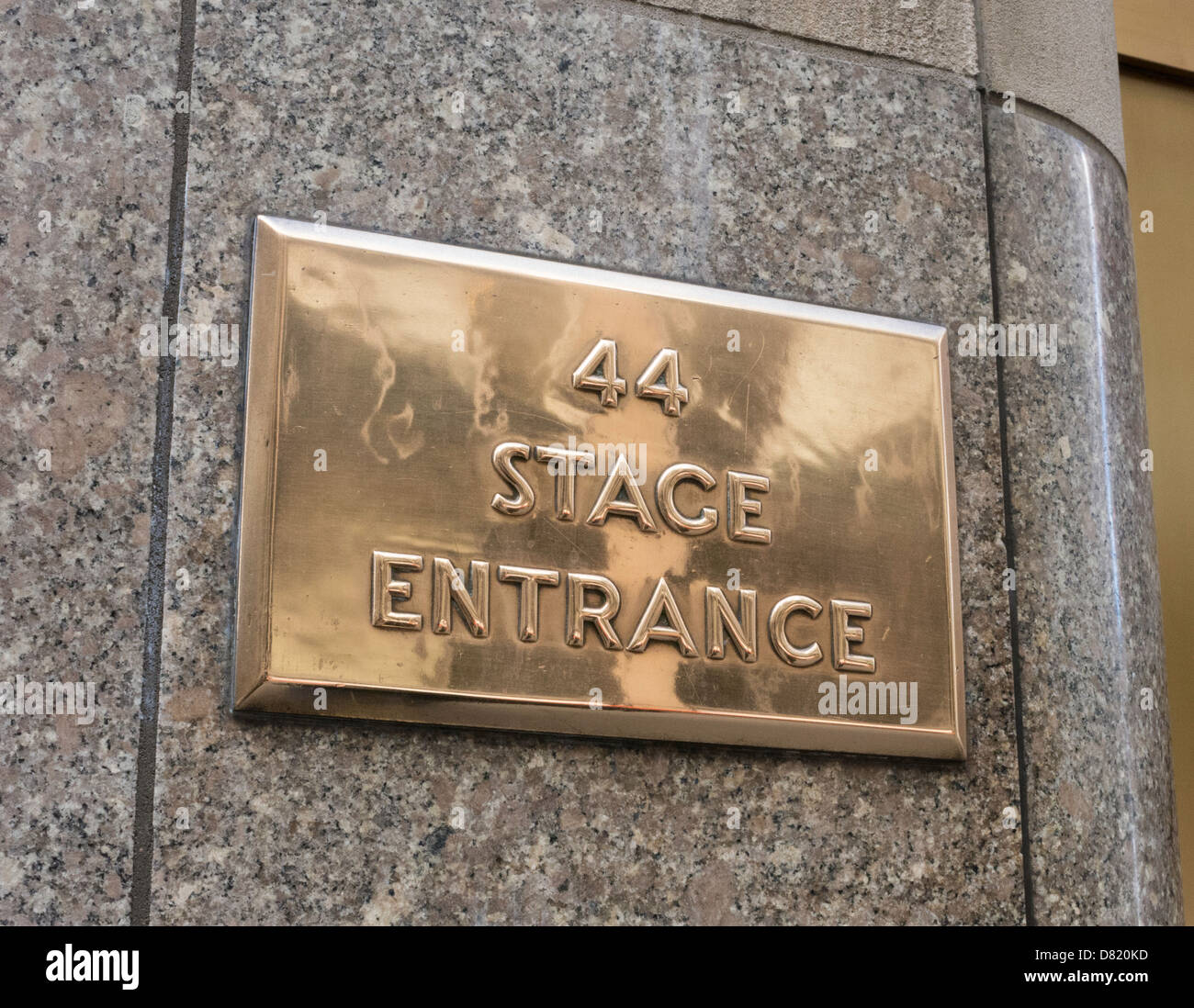 Stage Door Sign High Resolution Stock Photography and Images - Alamy