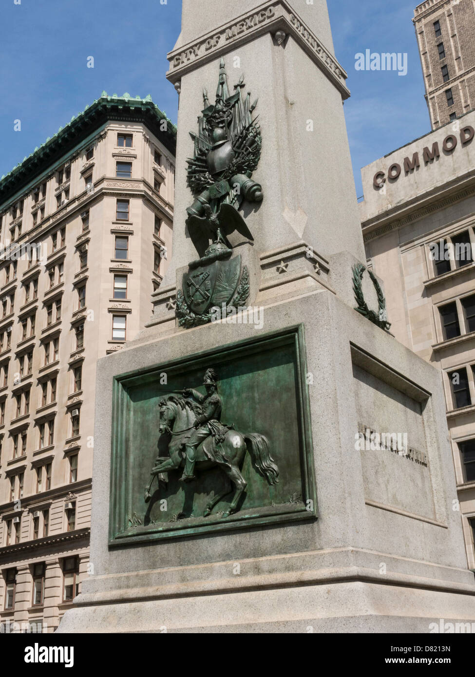 General Worth monument, Fifth Avenue and 25th Street, NYC Stock Photo ...