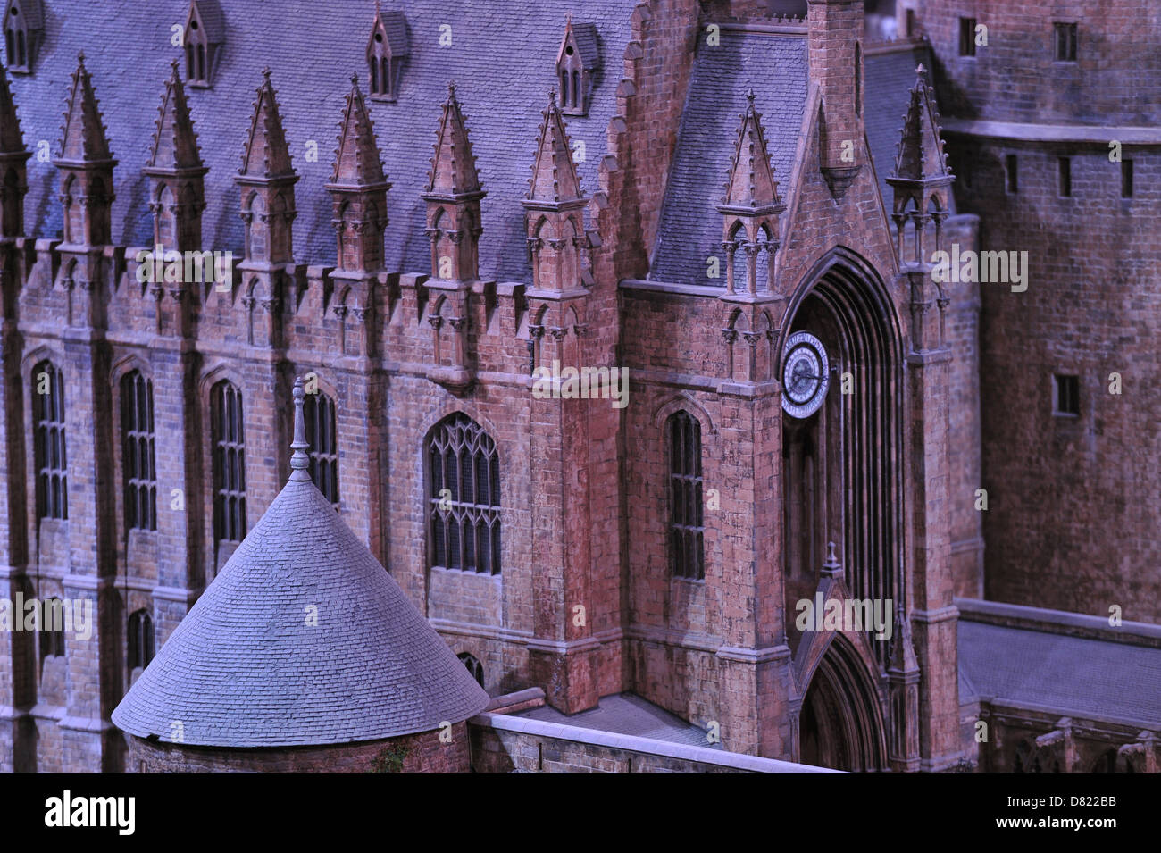The Making of Harry Potter - Hogwarts Castle scale model media viewing ...