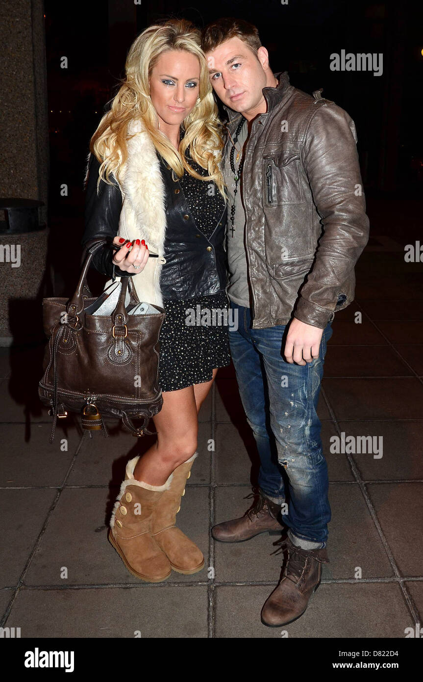 Danielle Mason and Tony Giles Celebrities outside the RTE studios for ...