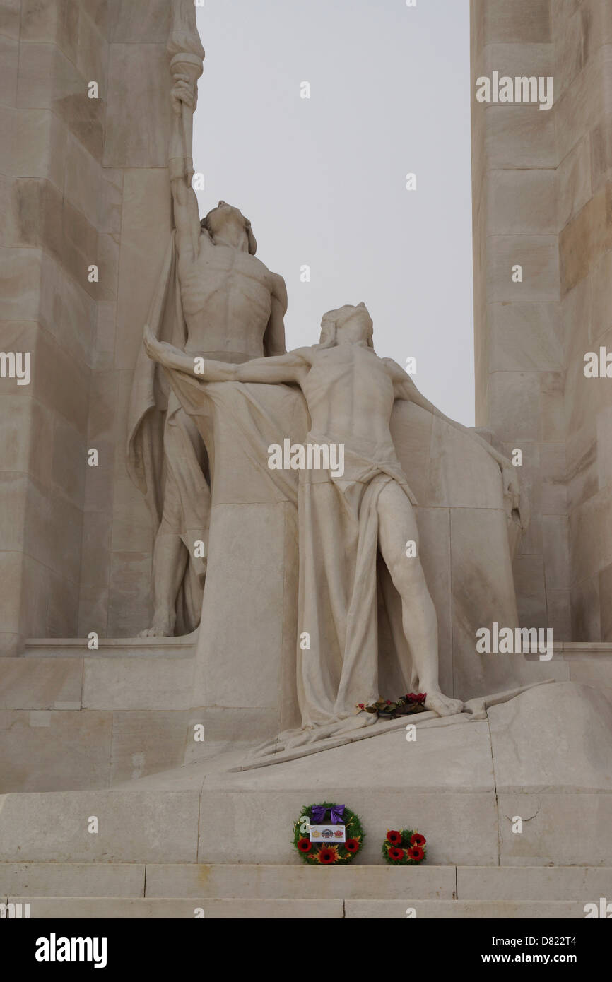 Canadian Memorial, Vimy Ridge, France Stock Photo - Alamy