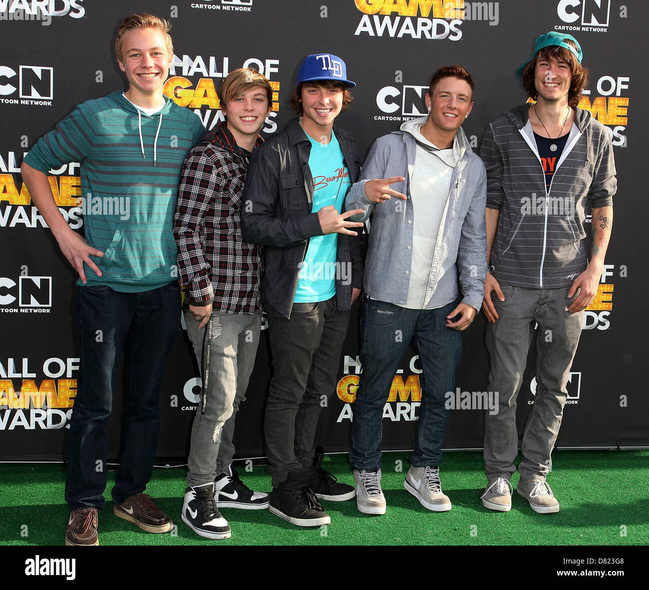 Musical group Emblem 3 2012 Cartoon Network Hall of Game Awards at ...