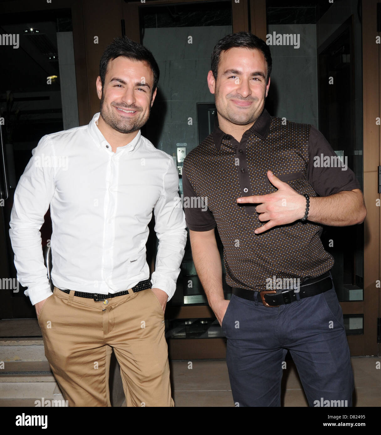 The G Twins, Dino Georgiades and Georgio Georgiades Stock Photo - Alamy