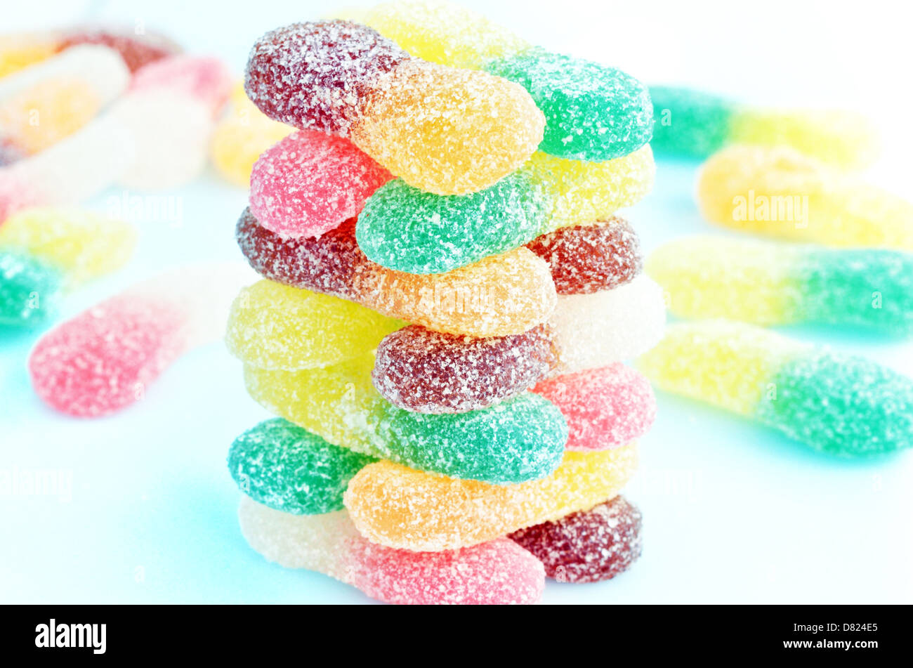 Orange jelly gummy candy hi-res stock photography and images - Alamy