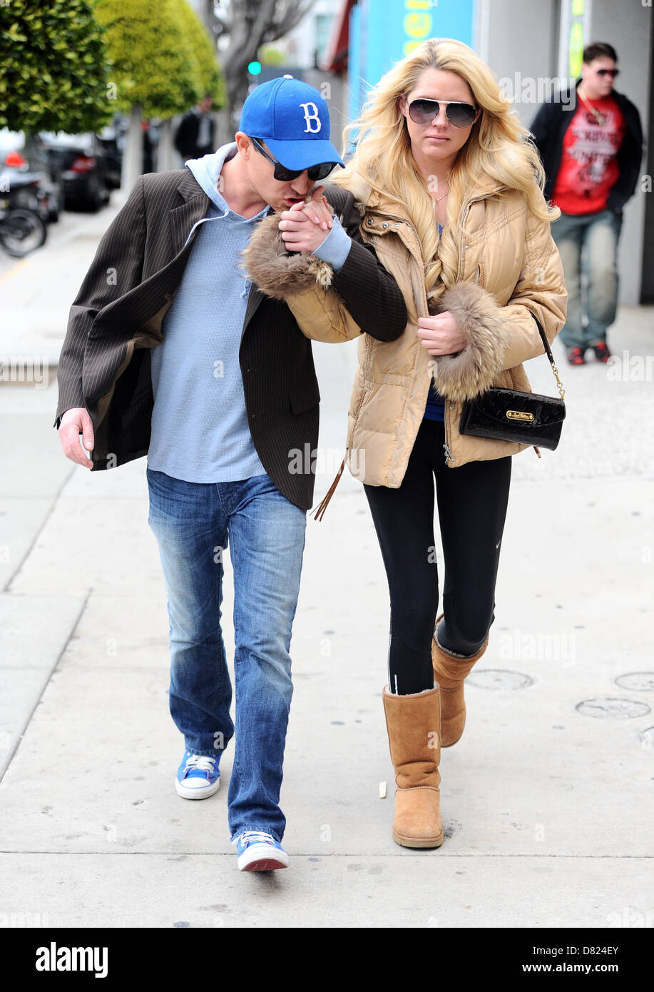 Actor Lane Garrison and his Playboy playmate girlfriend, Ashley ...