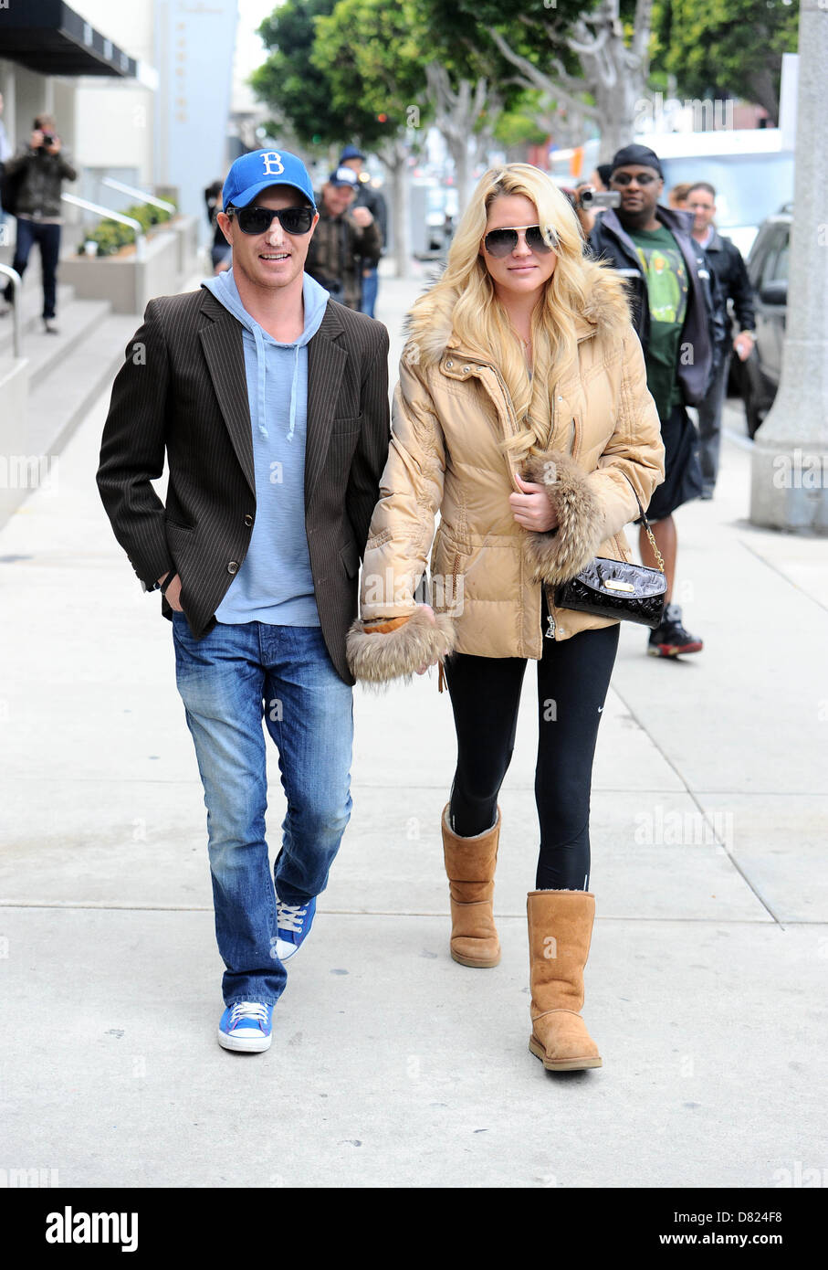 Actor Lane Garrison and his Playboy playmate girlfriend, Ashley ...