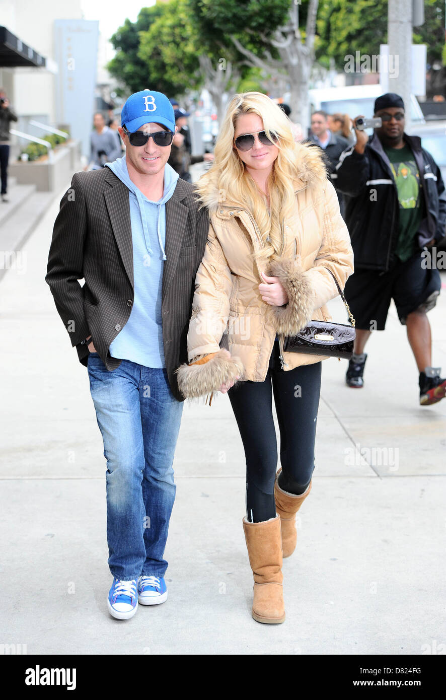 Actor Lane Garrison and his Playboy playmate girlfriend, Ashley ...