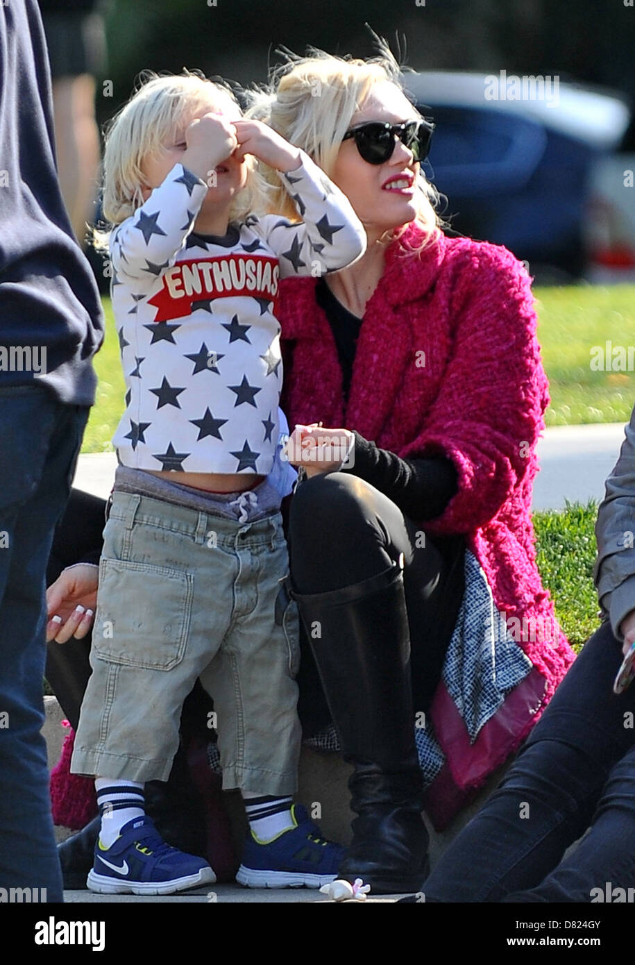Gwen Stefani and her son Zuma Rossdale spend the day at a party in ...