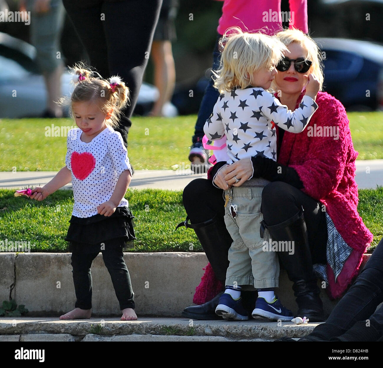 Gwen Stefani and her son Zuma Rossdale spend the day at a party in ...