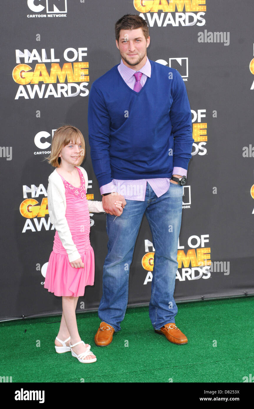 Tim Tebow, Presley Collins The 2012 Cartoon Network Hall of Game Awards ...