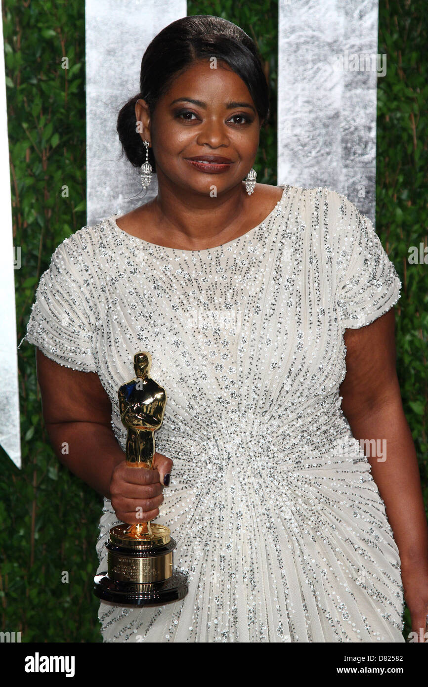 Octavia Spencer 2012 Vanity Fair Oscar Party at Sunset Tower Hotel ...