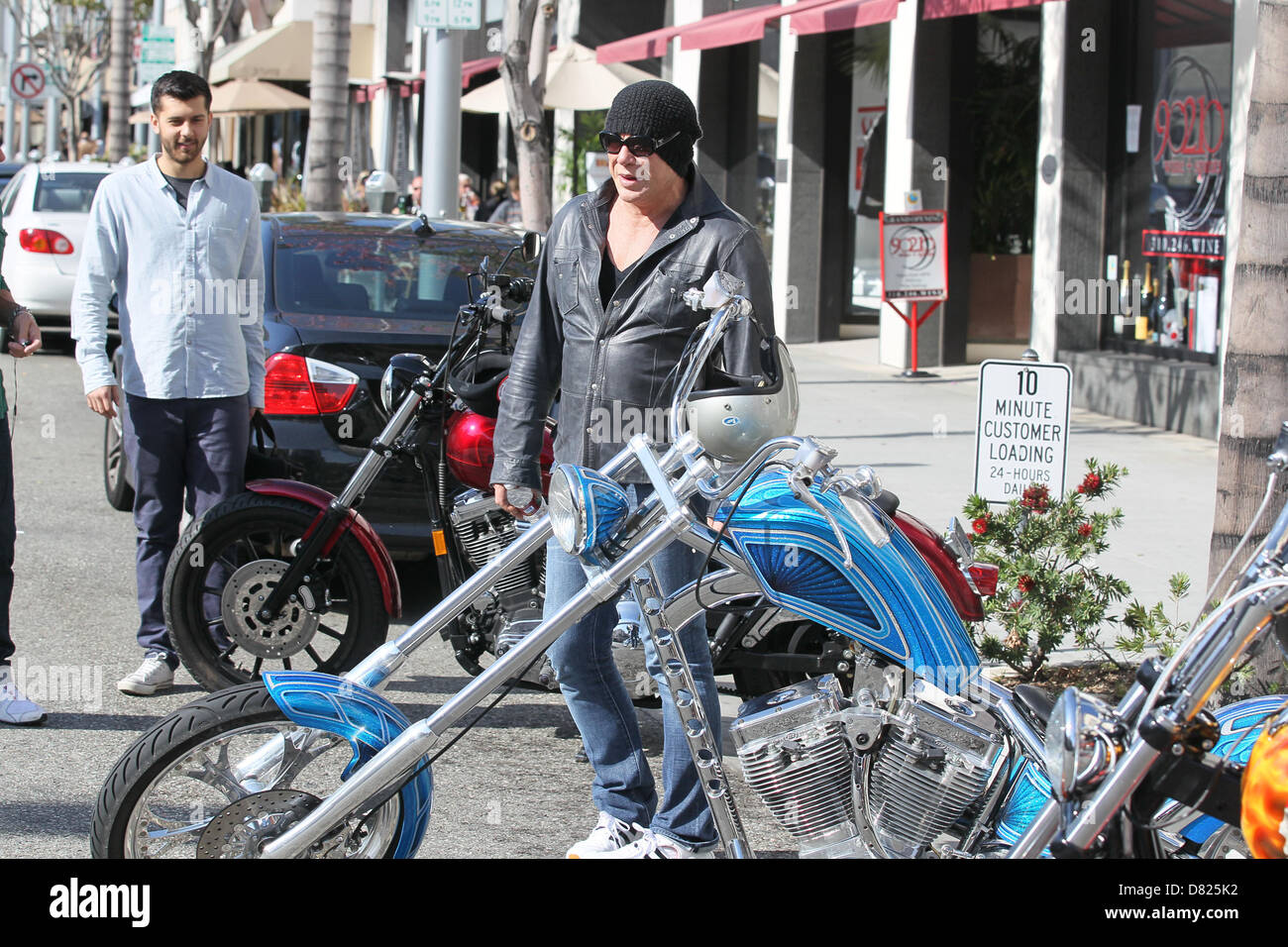 Mickey Rourke On Chopper