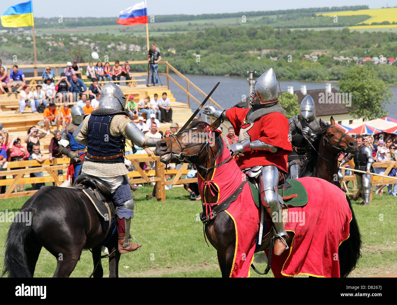 Ukraine knight medieval fighting hi-res stock photography and images ...
