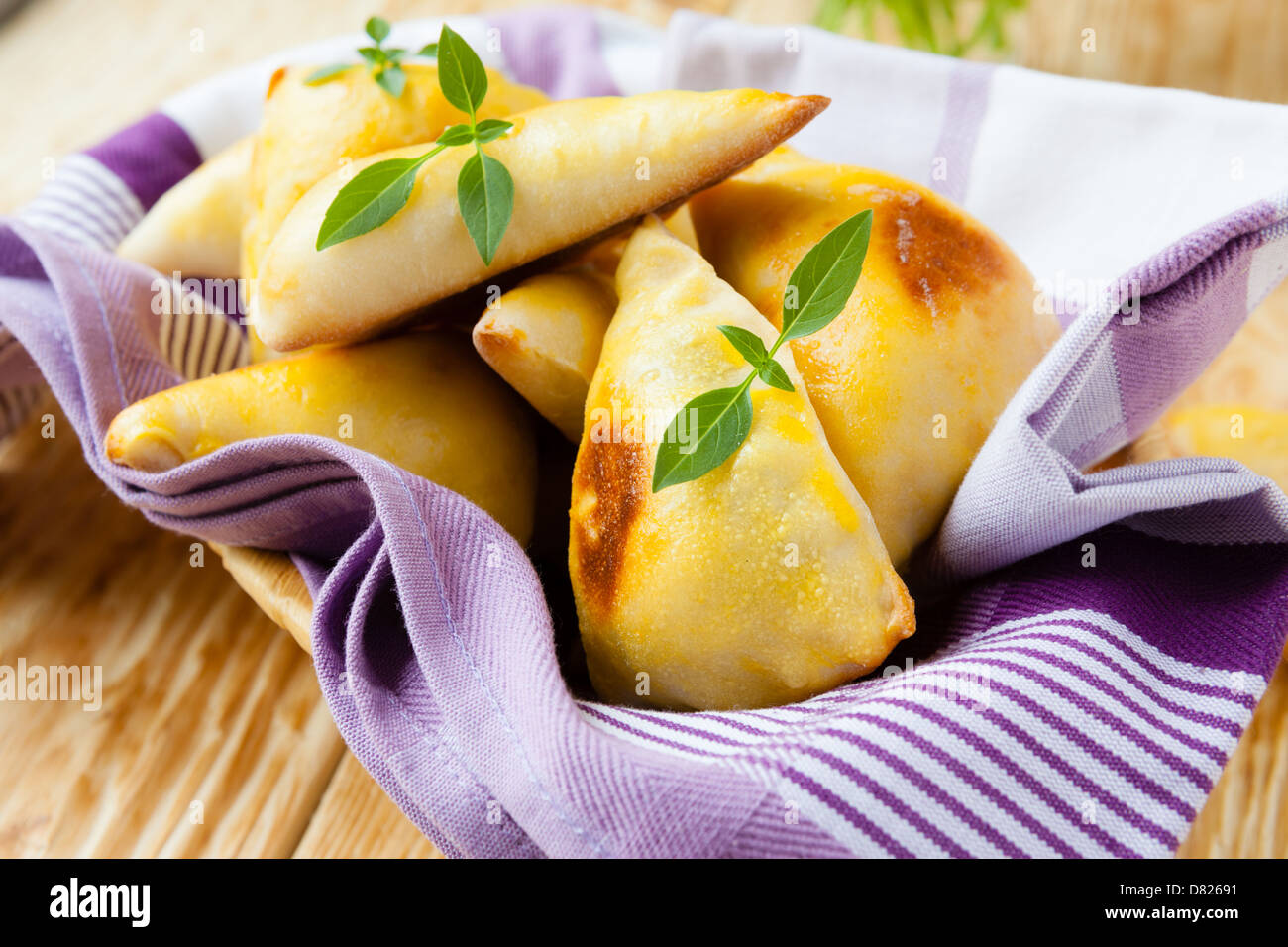 neat patties spring filling, closeup Stock Photo - Alamy