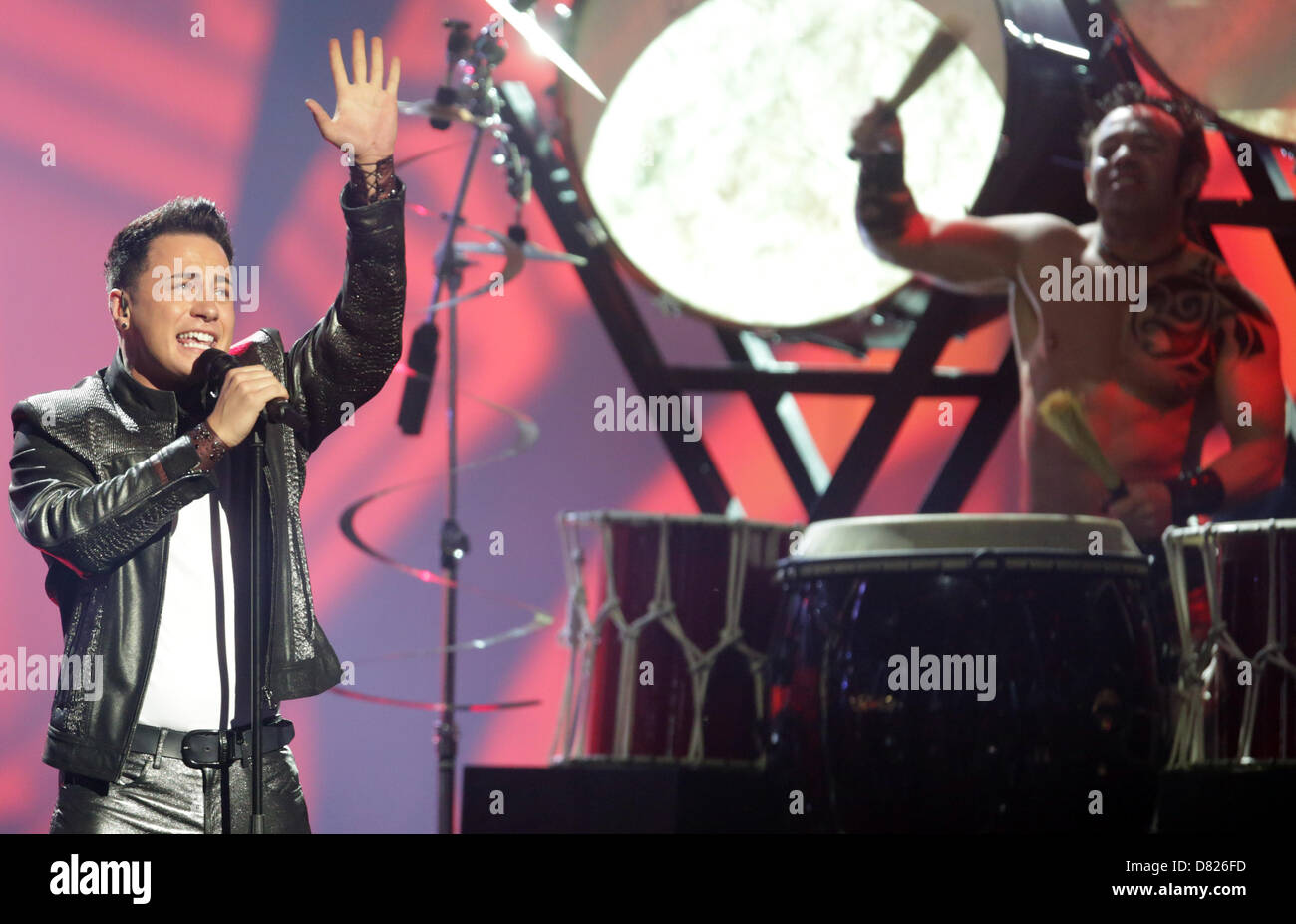 Malmo, Sweden. 17th May 2013. Singer Ryan Dolan representing Ireland ...