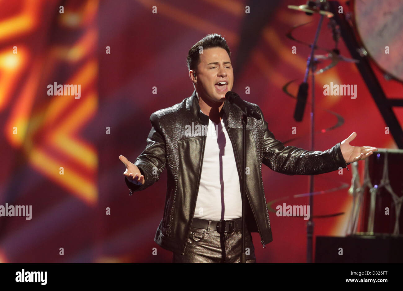 Malmo, Sweden. 17th May 2013. Singer Ryan Dolan representing Ireland ...