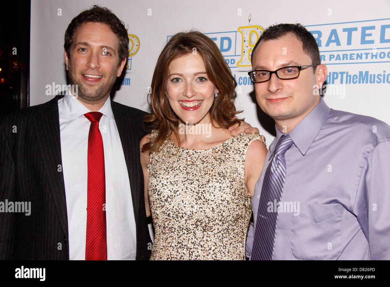 David Rossmer, Sandy Rustin and Dan Lipton Opening night after party ...