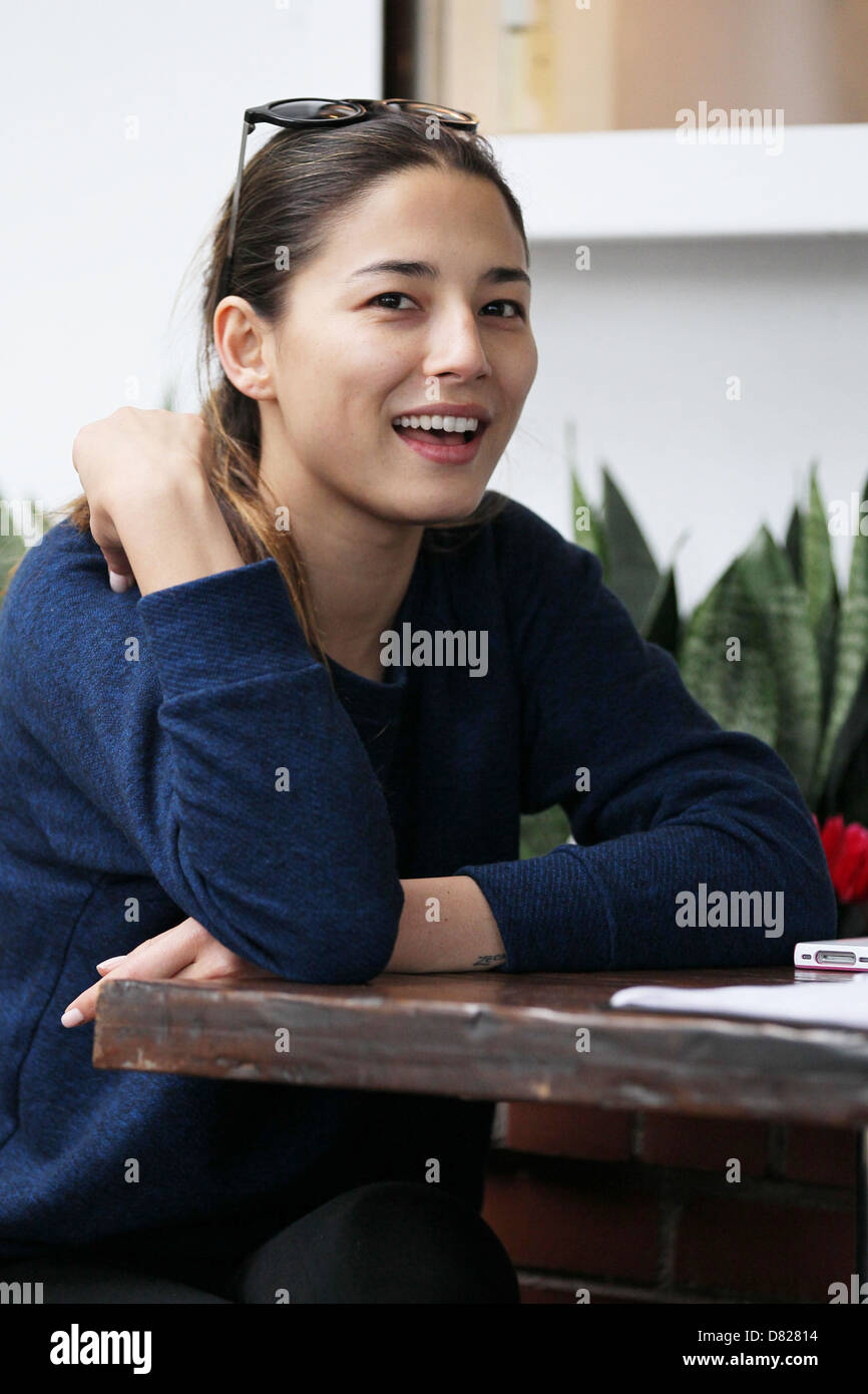 Sports Illustrated Swimsuit model Jessica Gomez has lunch at Fred Segal ...