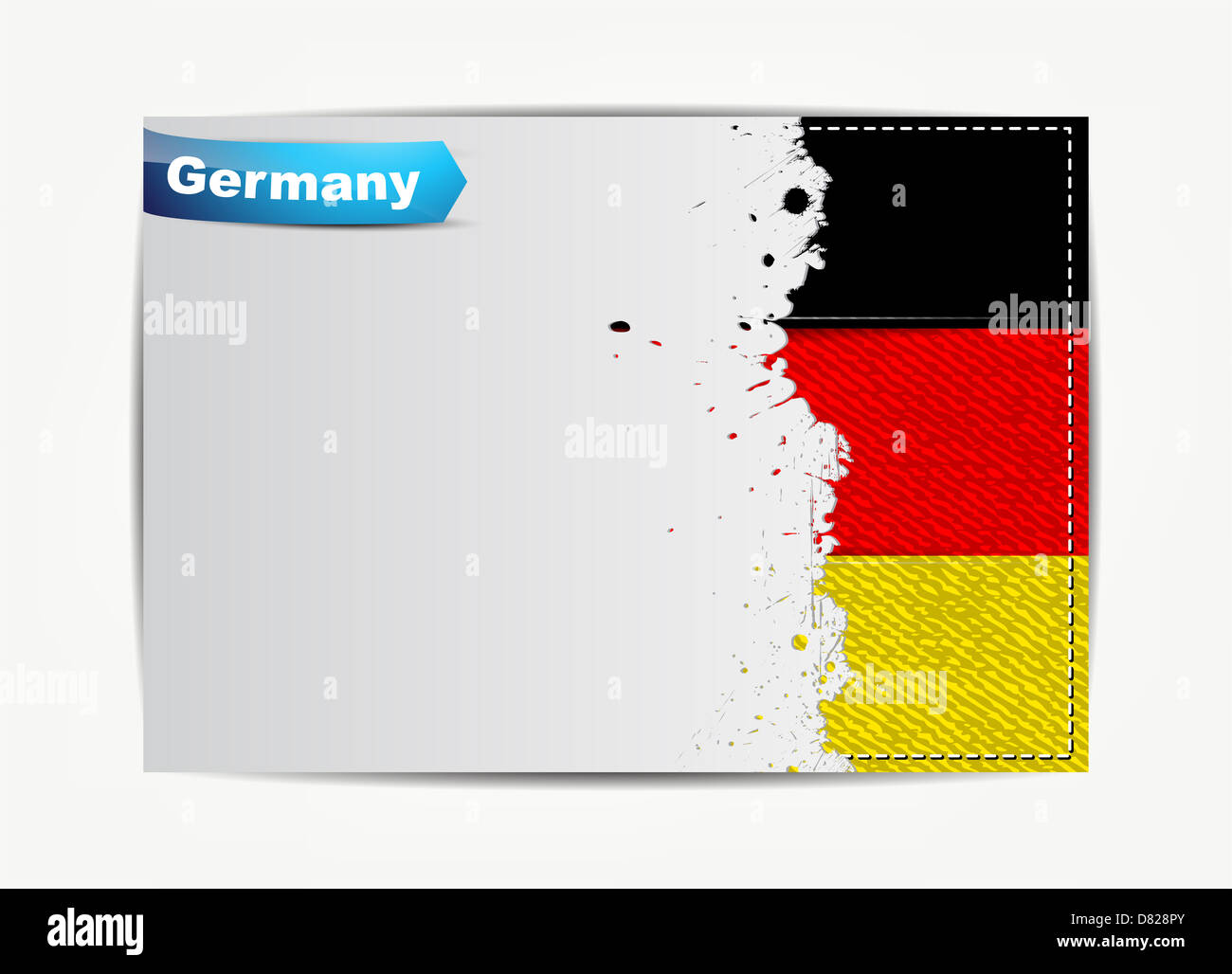 Germany text german flag hi-res stock photography and images - Alamy