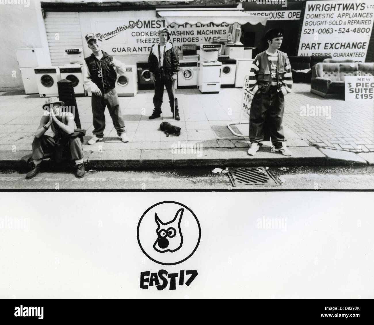 EAST 17 Promotional photo of UK pop group about 1992 Stock Photo - Alamy