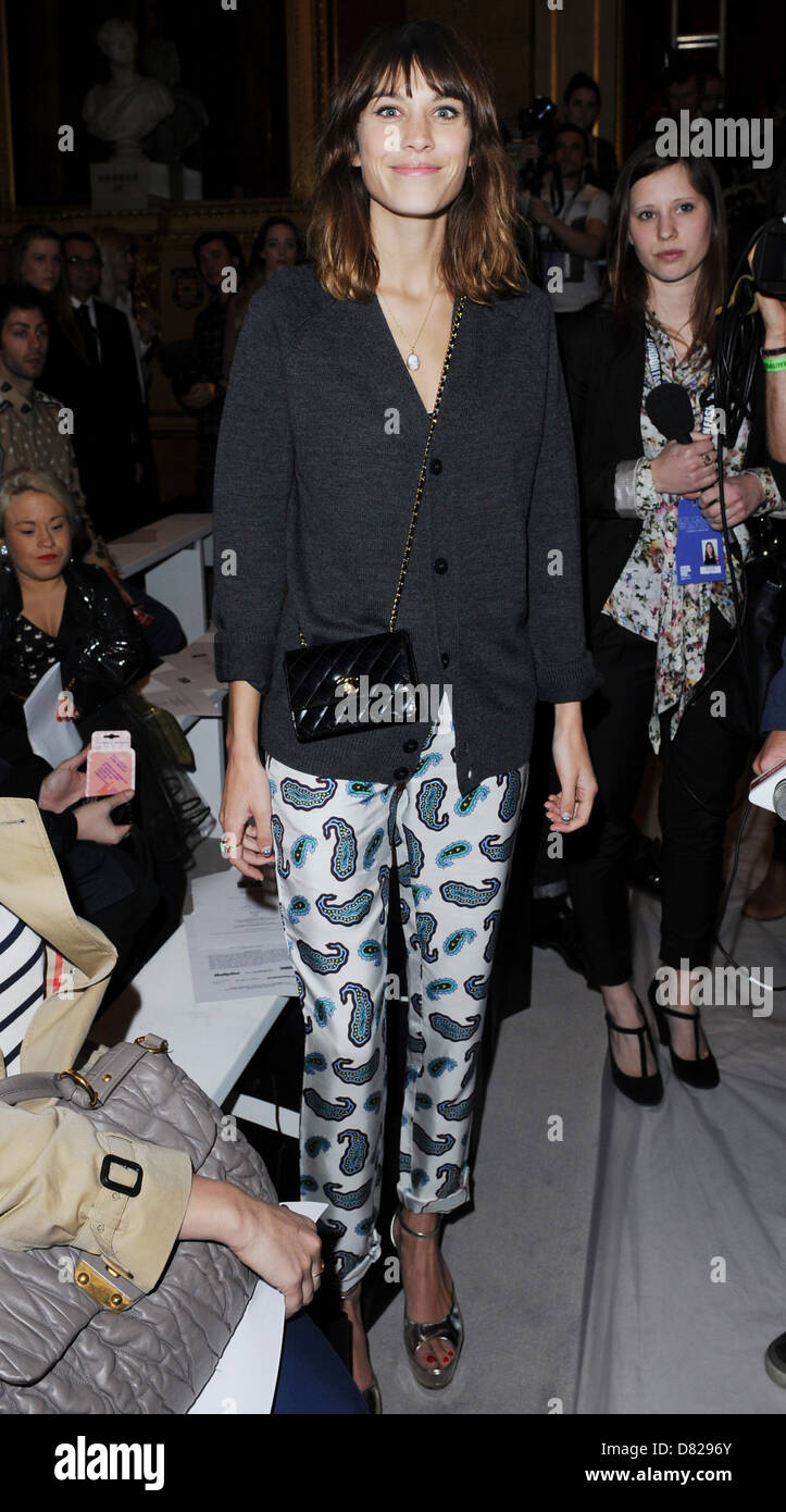 Alexa Chung London Fashion Week Autumn/Winter 2012 - House of Holland ...