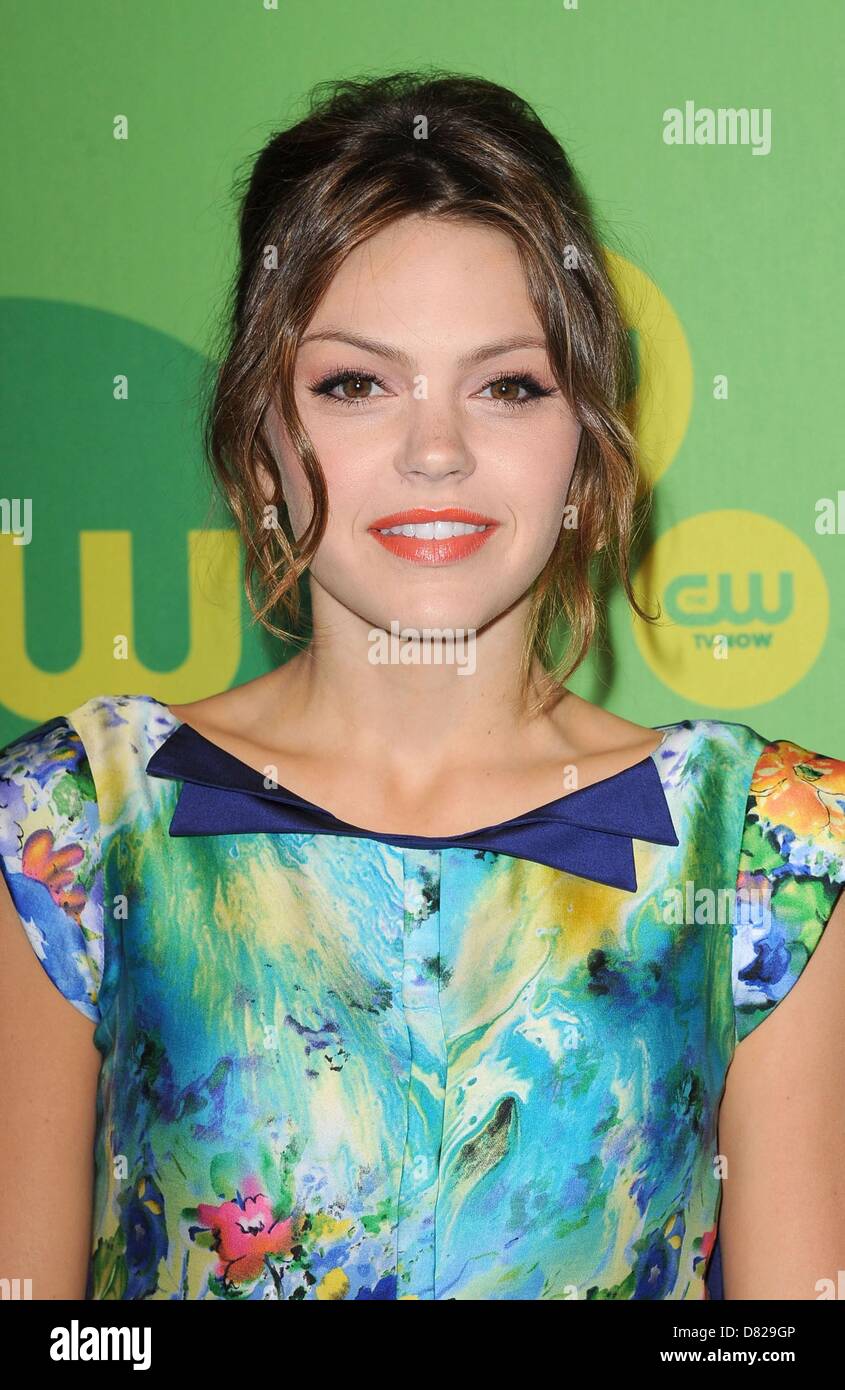 New York, USA. 16th May 2013. Aimee Teegarden at arrivals for THE CW ...