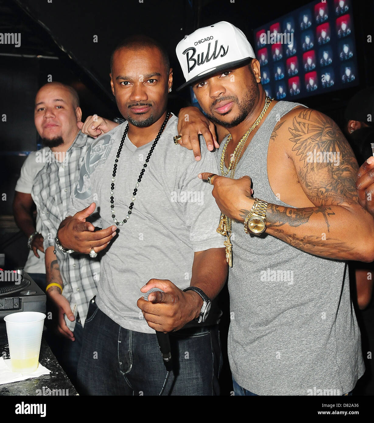 Big Tigger and Rapper The Dream (R) host Dwight Freeney's birthday ...