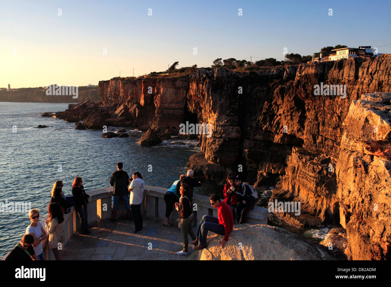 Portugal atlantic coast cascais sunset hi-res stock photography and ...