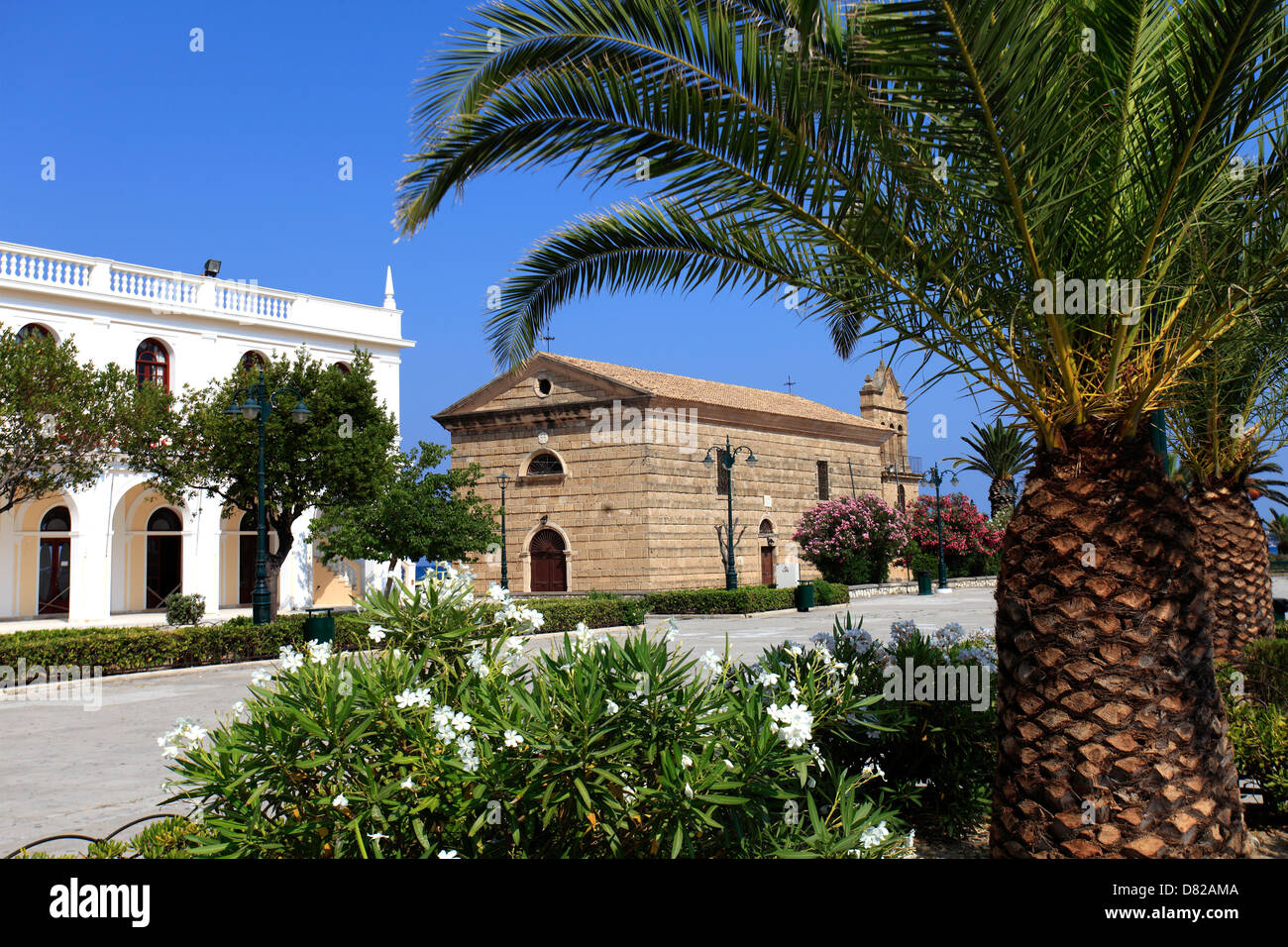 Saint Nicholas church in Solomos Square, Zakynthos town, Zakynthos ...