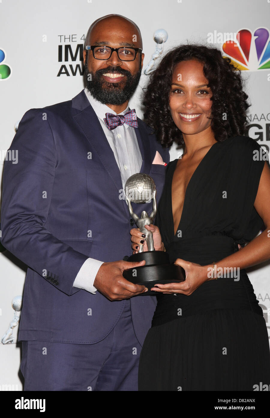 Salim Akil, Mara Brock Akil The 43rd Annual NAACP Awards at The Shrine ...