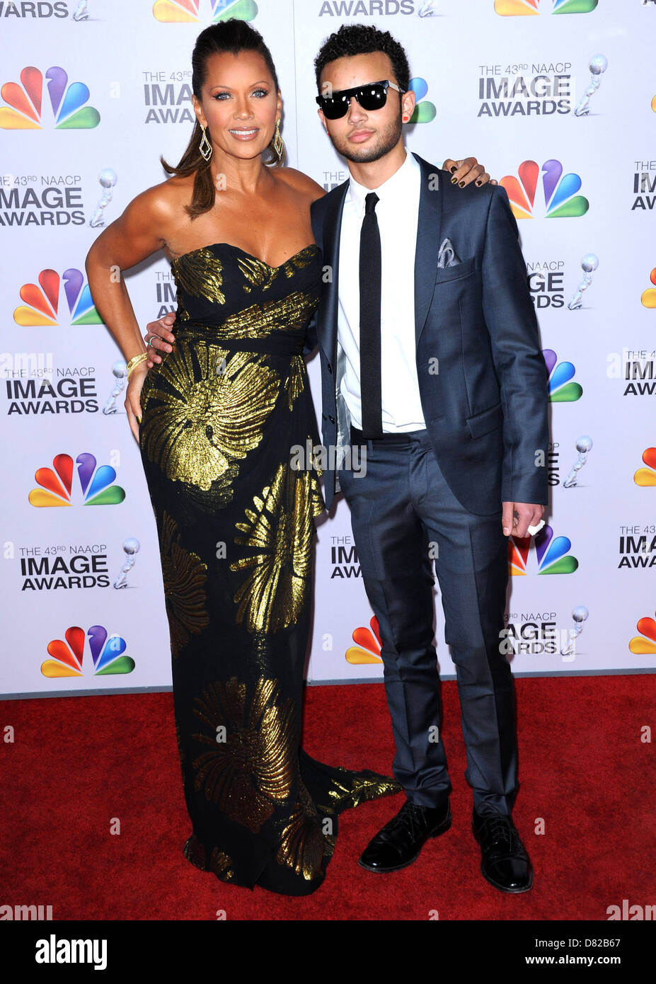 Vanessa Williams and son The 43rd Annual NAACP Awards at The Shrine ...