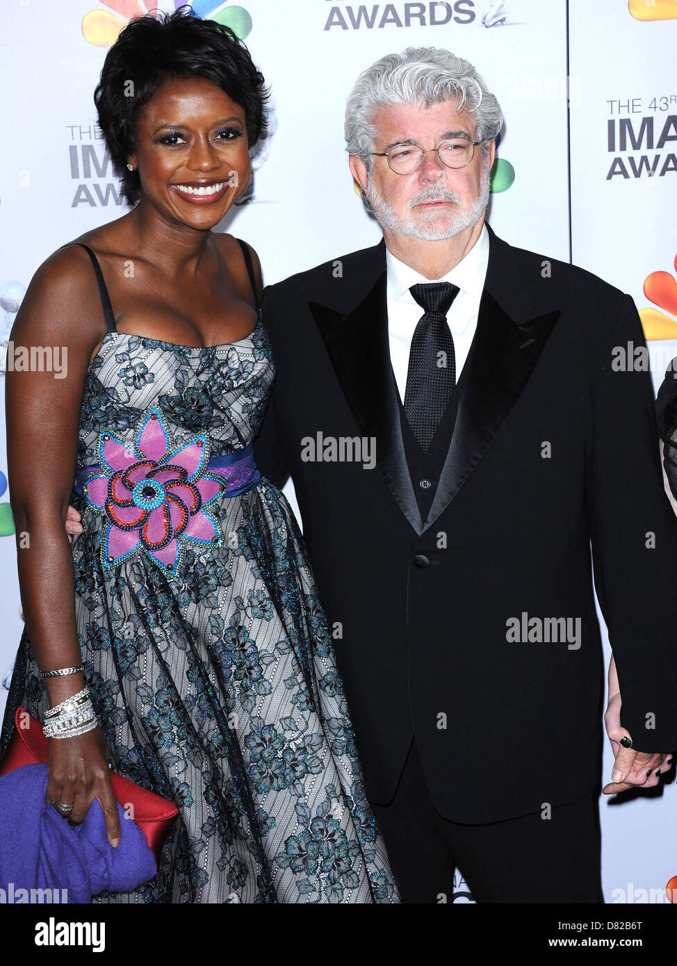 Mellody Hobson and George Lucas The 43rd Annual NAACP Awards at The ...
