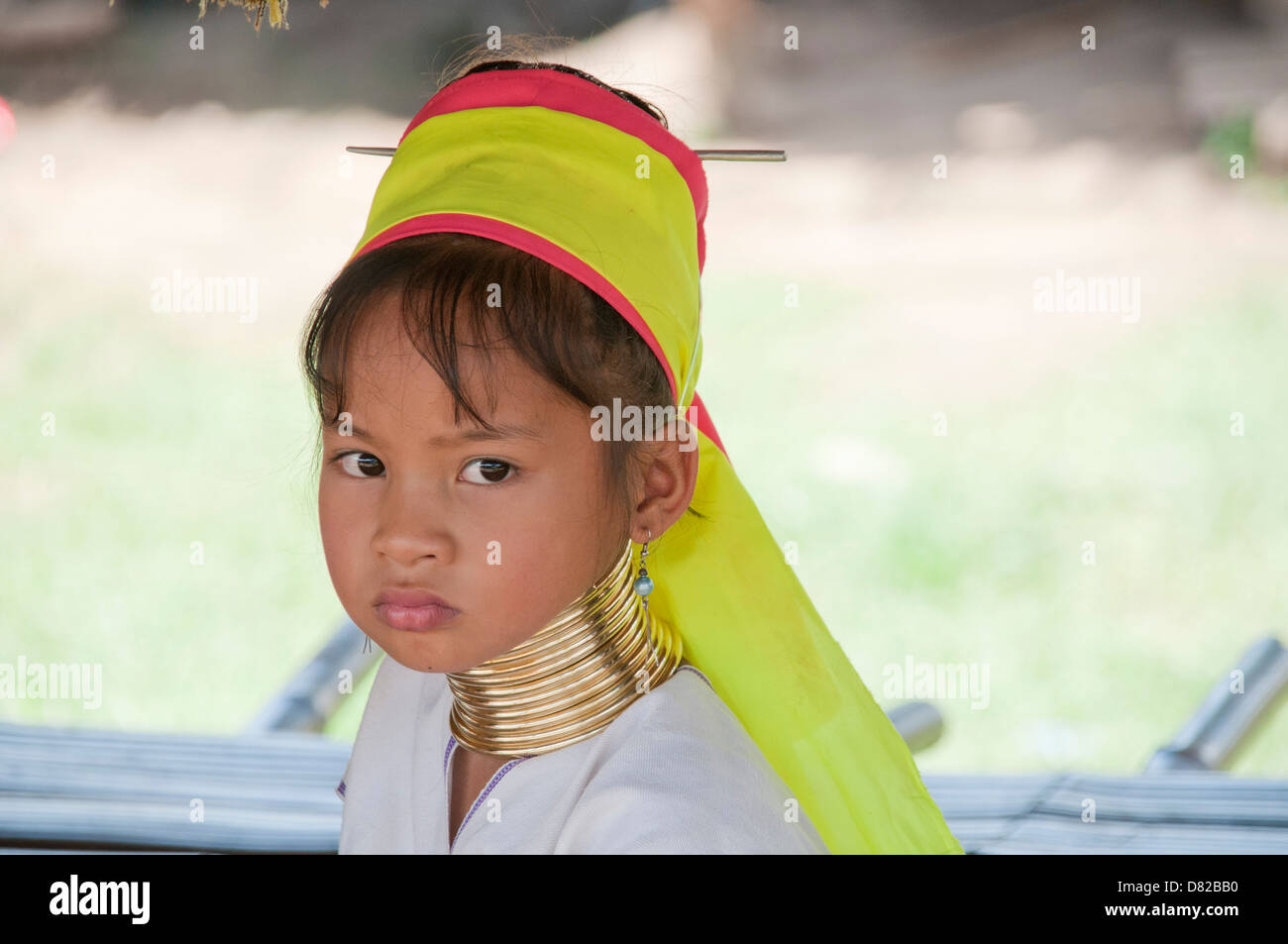 Thailand, long neck Stock Photo - Alamy