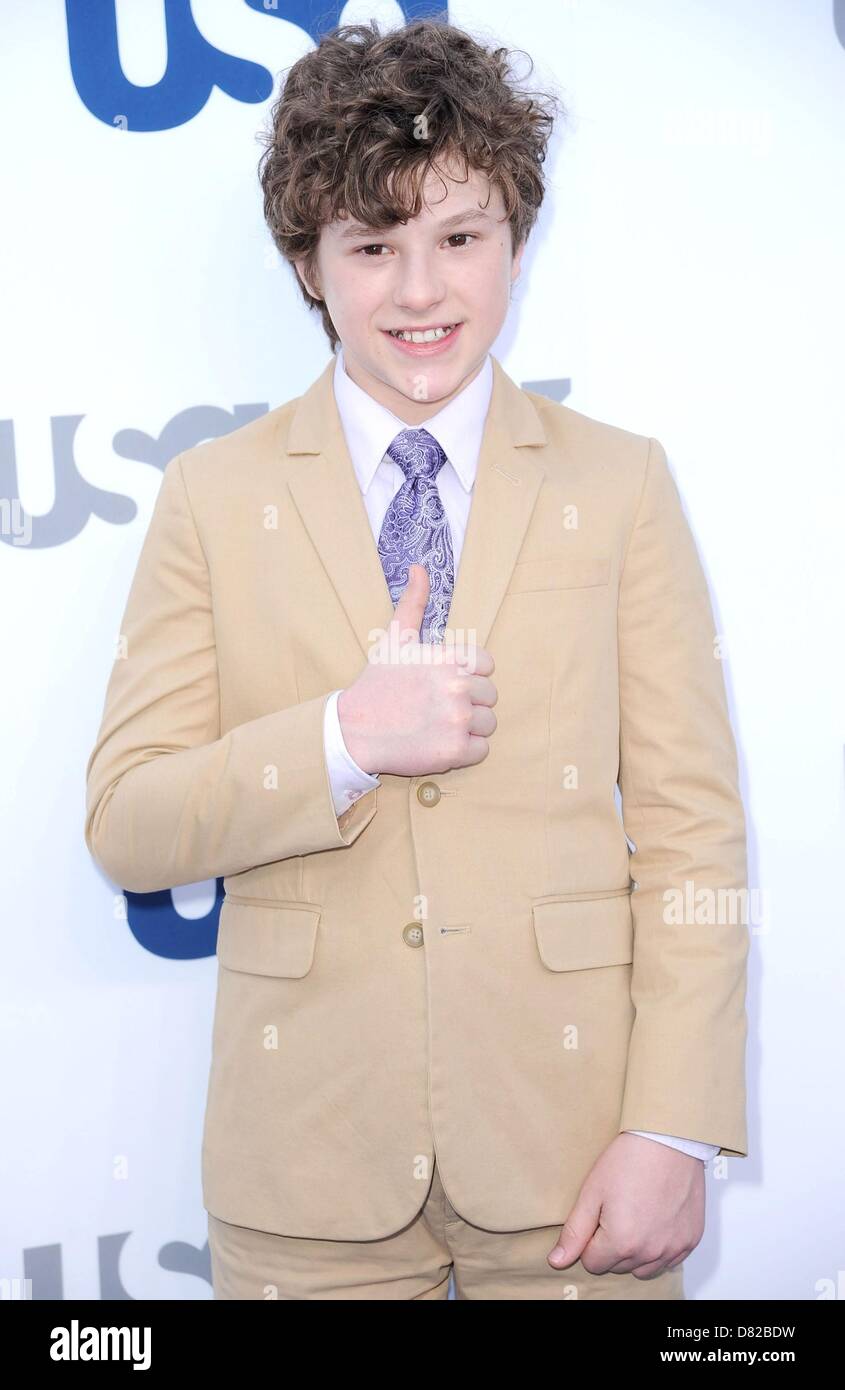 New York, USA. 16th May 2013. Nolan Gould at arrivals for USA Network ...