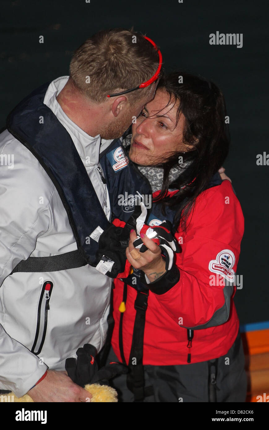 Davina McCall, Freddie Flintoff Celebrities rowed across the English ...