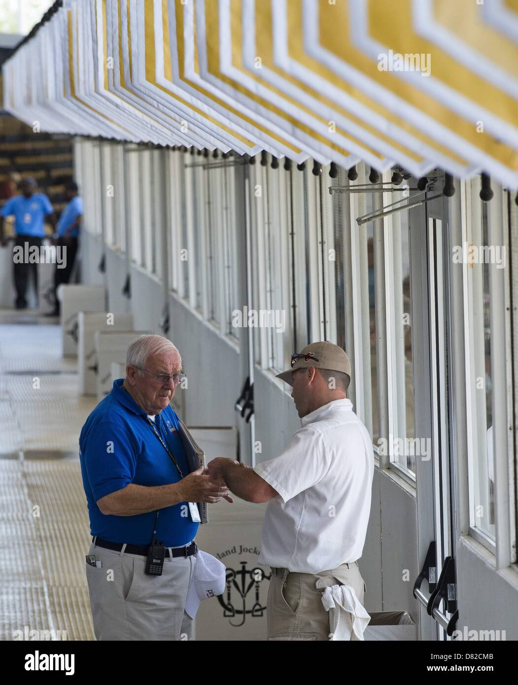 Baltimore, Maryland, USA. 17th May 2013. Scenes as the track comes to ...