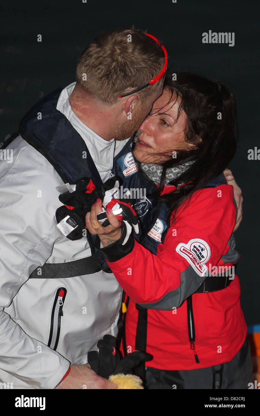 Davina McCall, Freddie Flintoff Celebrities rowed across the English ...