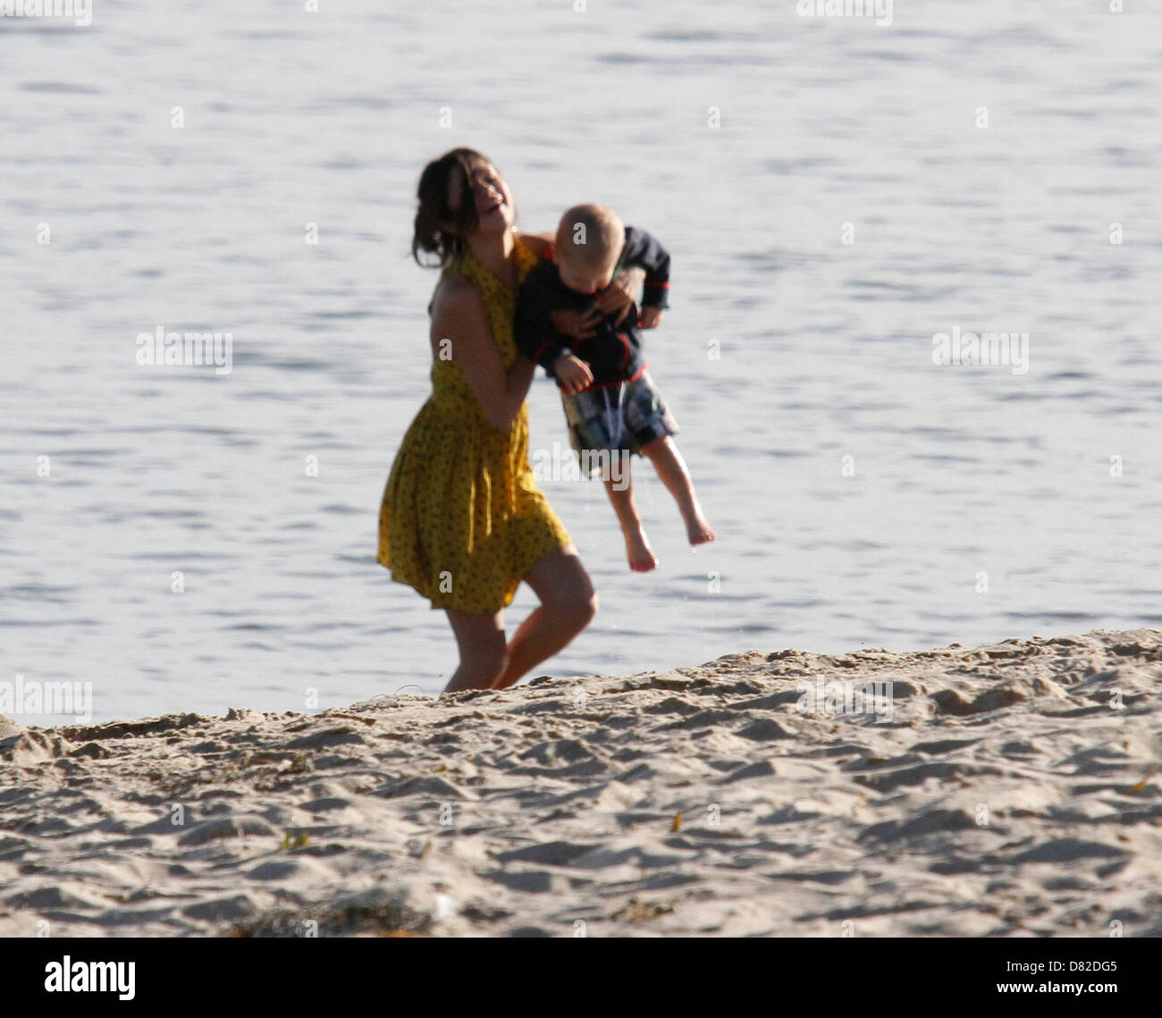 Selena Gomez with boyfriend Justin Bieber's younger brother Jaxon ...